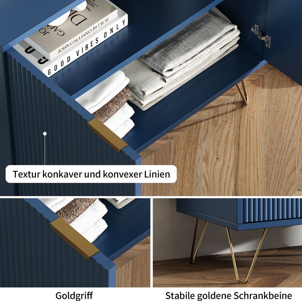 CDGlobal Kommode Sideboard mit 2 Türen, | Kaufland.de