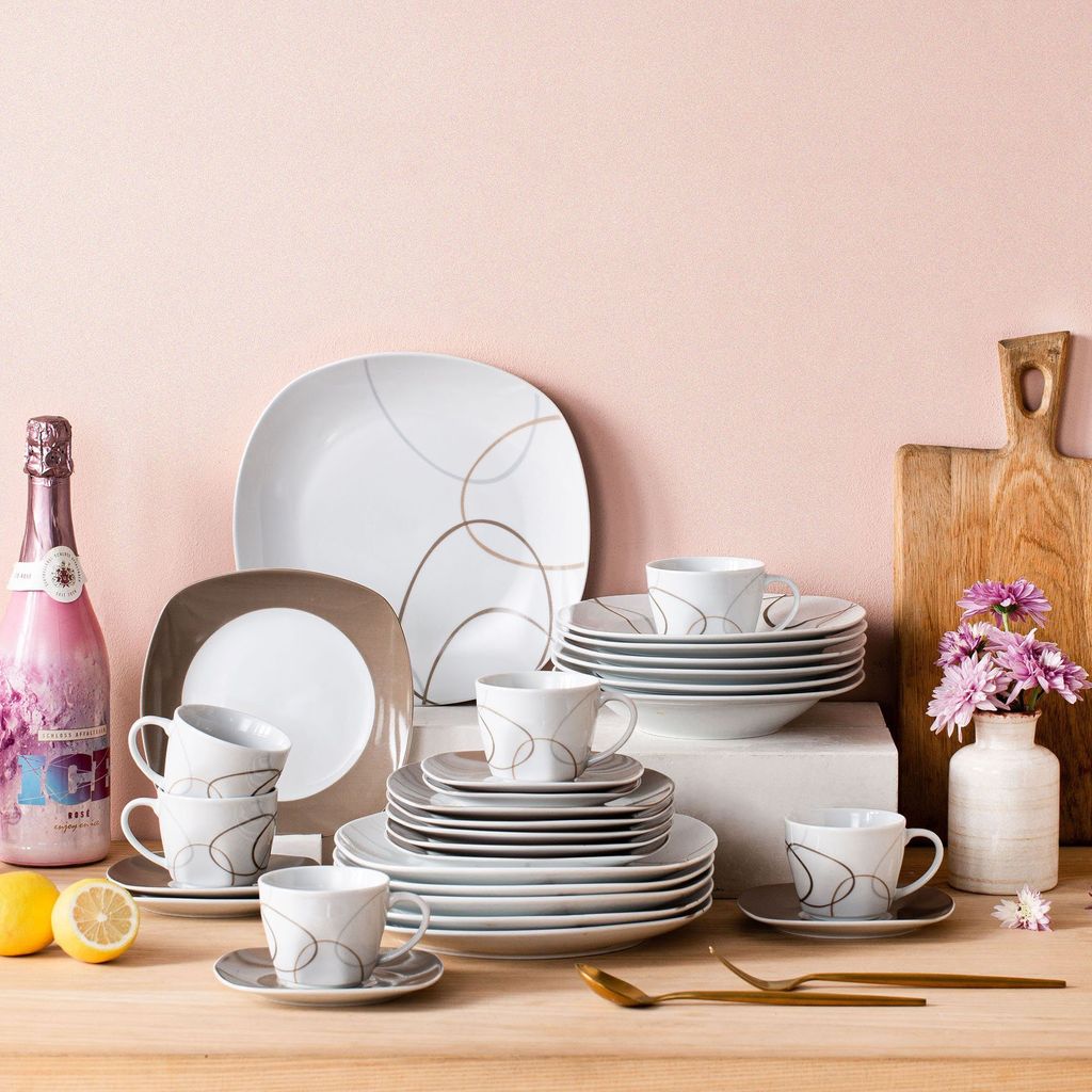 VEWEET jídelní servis "Nikita" z porcelánu, | Kaufland.cz