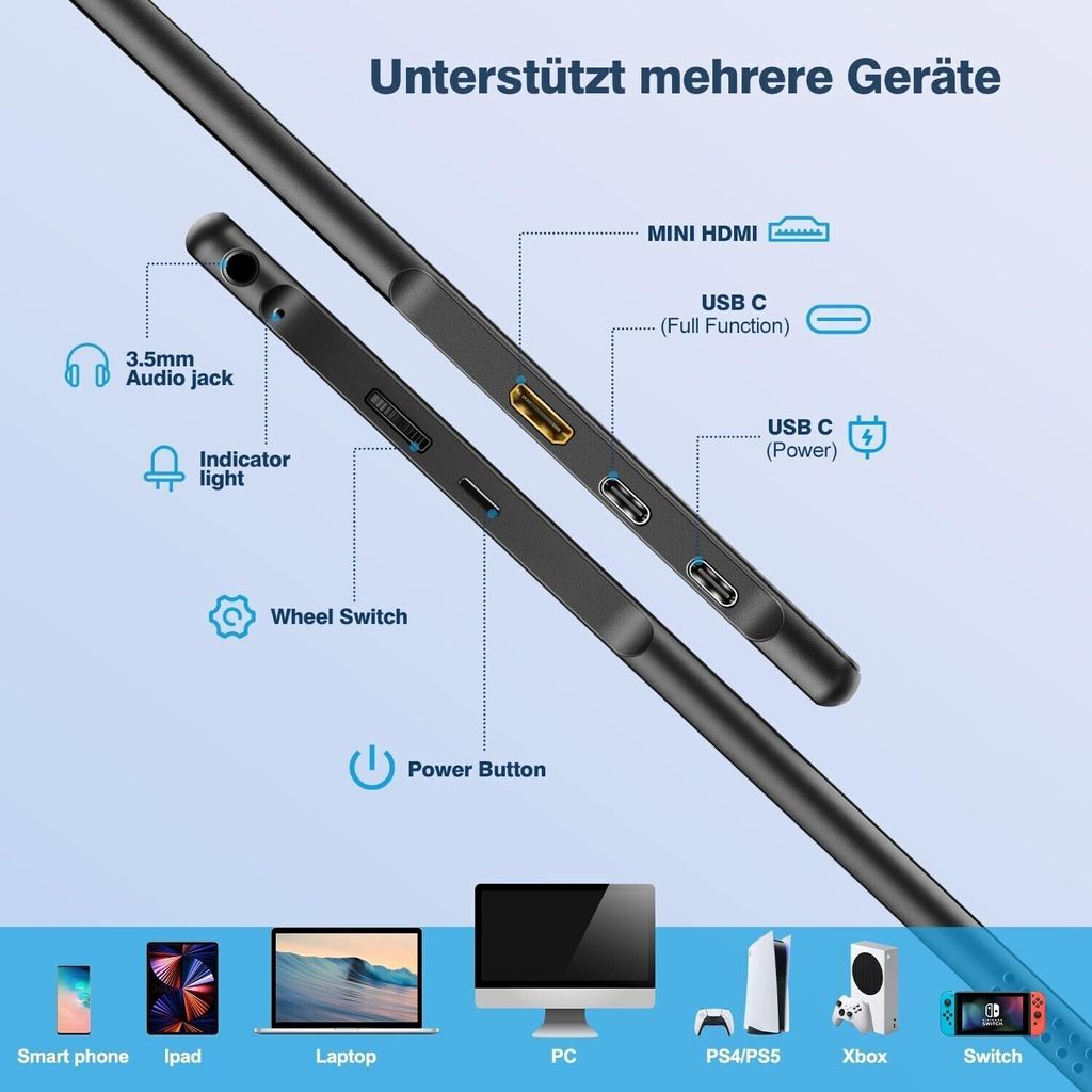 Portable Monitor, 15.6 Zoll Tragbarer | Kaufland.de