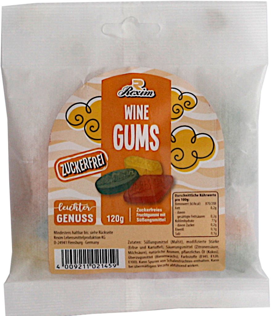 Rexim Wine Gums zuckerfrei 120g Fruchtgummi | Kaufland.de