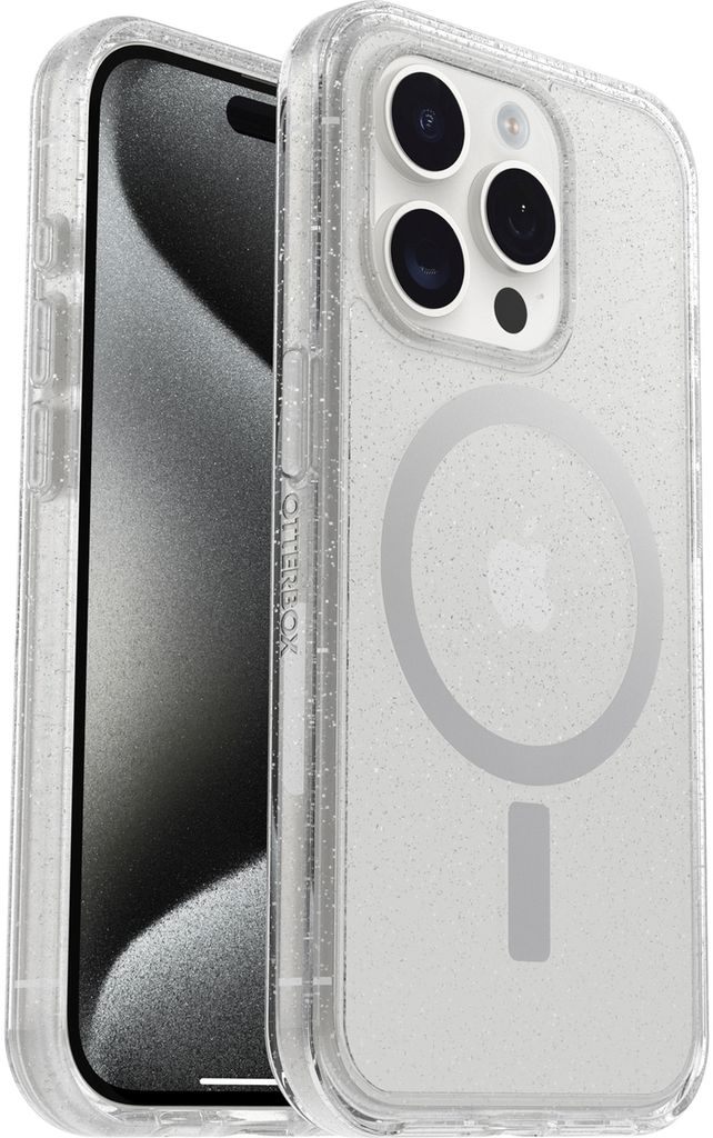 OtterBox Symmetry Clear MagSafe iPhone 15 Pro Stardust
