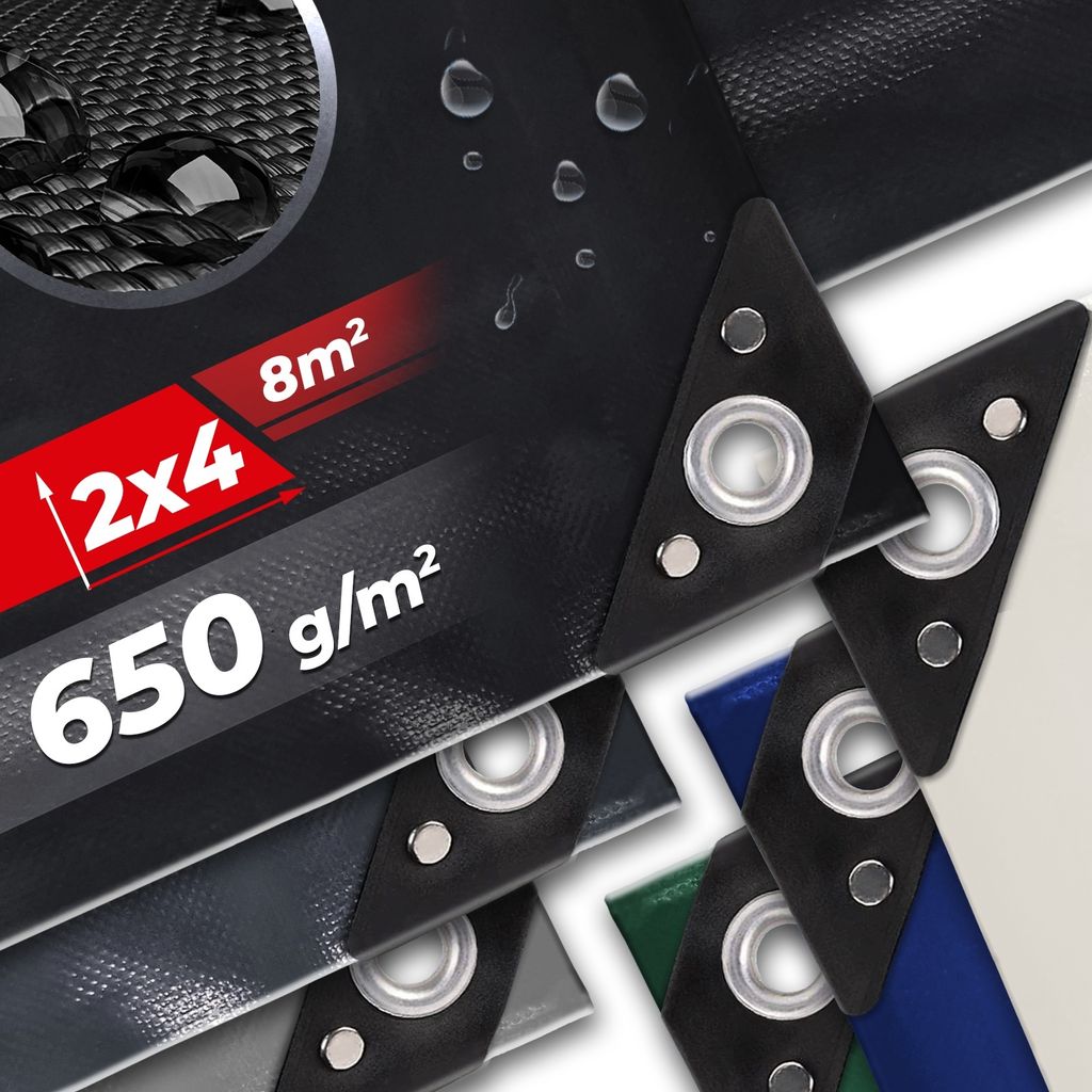 Abdeckplane mit Ösen – PVC, 650g/m2, | Kaufland.de