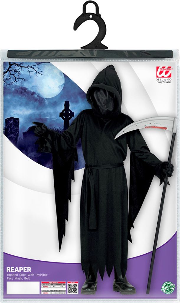 Halloweenský kostým "Smrtka" pro děti - černý | Kaufland.cz