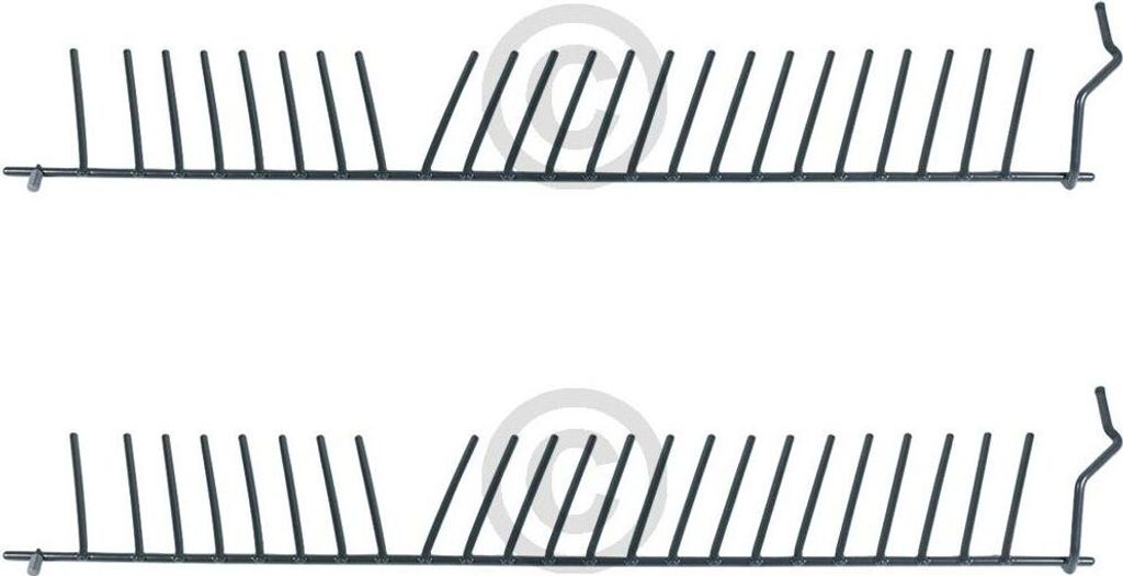 2x Bosch Siemens Unterkorbeinsatz, Klappstachelreihe für