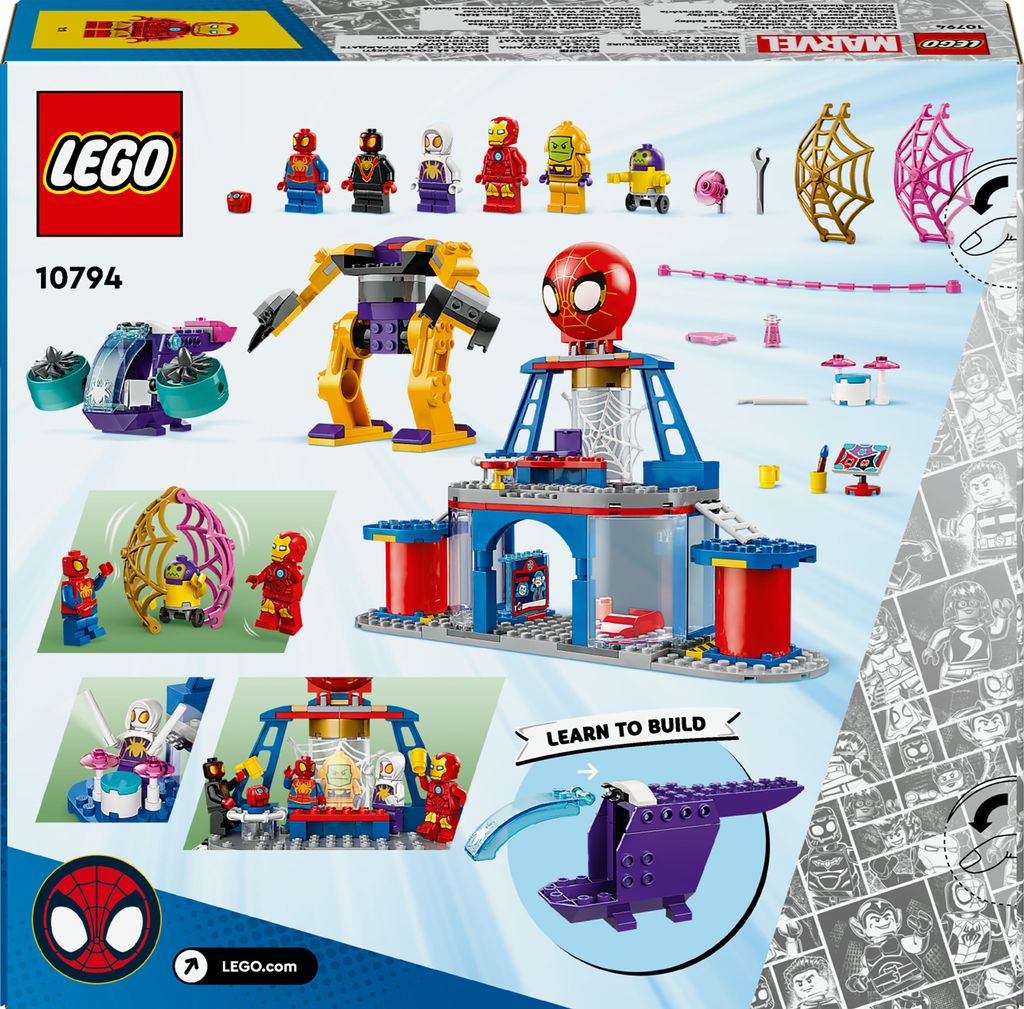 Pavúčia základňa Spideyho tímu LEGO® | Kaufland.sk