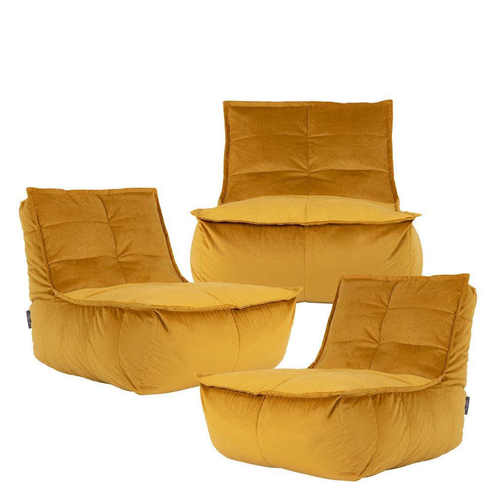 Icon Dolce Samt XXL Sitzsack Sessel, 3er Pack | Kaufland.de