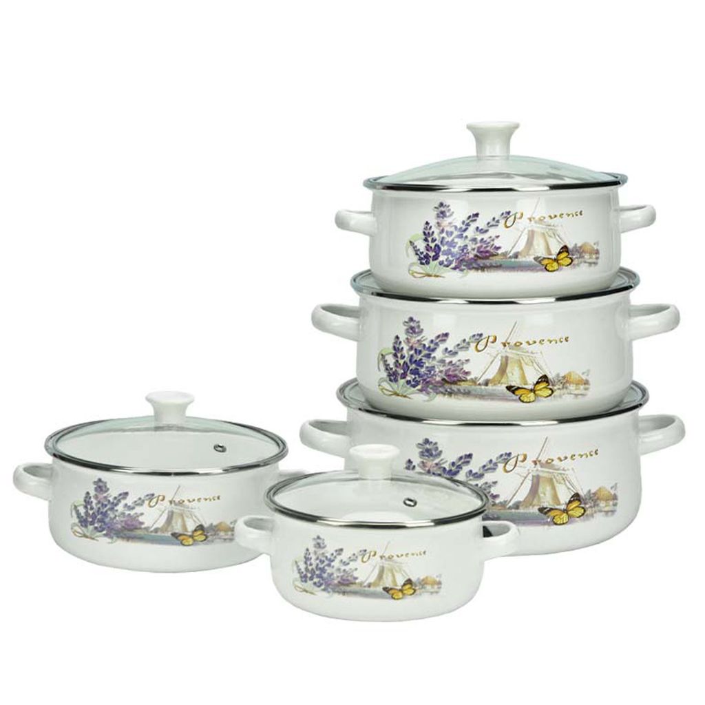 PRYMUS-AGD 10-dílná sada smaltovaných hrnců | Kaufland.cz