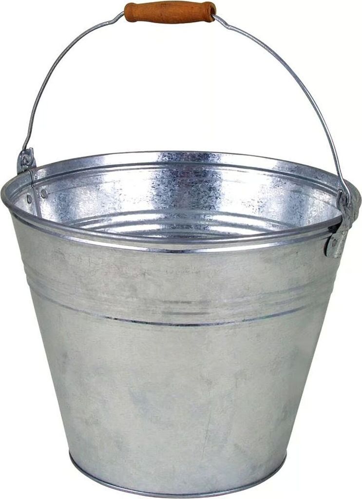 Zinkeimer Metalleimer 10 Liter 27 x 25 cm Bierkühler mit