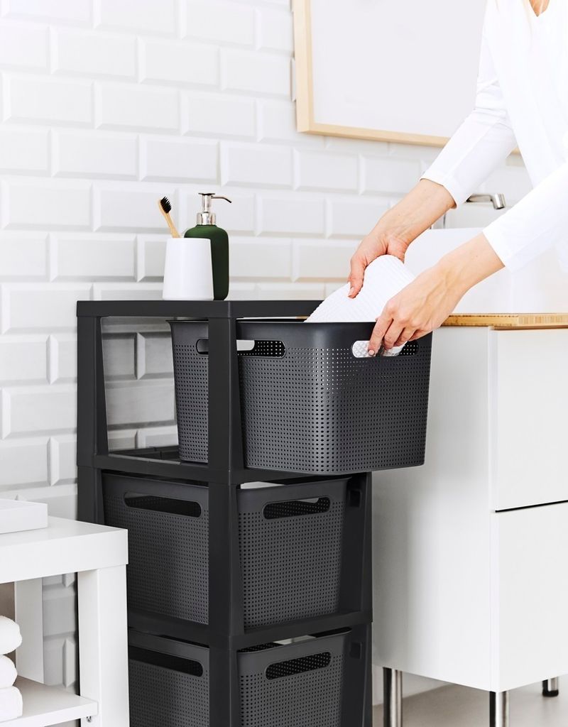 Rotho Schubladenbox Tower 3 x 16 L Brisen mit | Kaufland.de