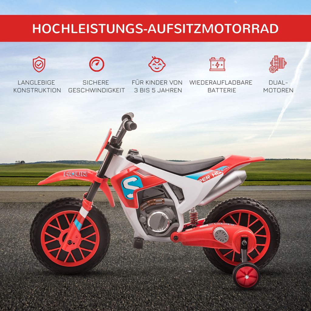 HOMCOM Kinder Elektro-Motorrad Kindermotorrad | Kaufland.de