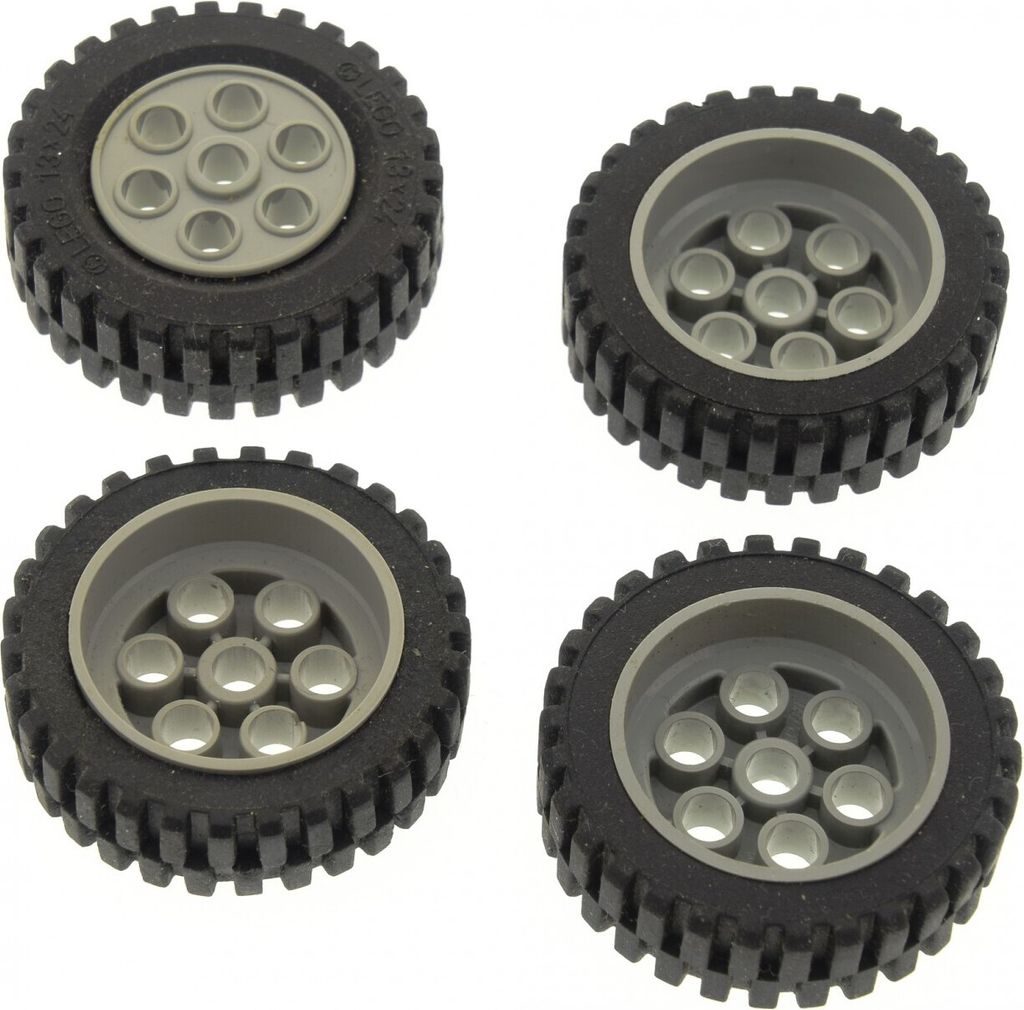 4x Lego Technic Rad 30x13 schwarz Felge 13x24 | Kaufland.de