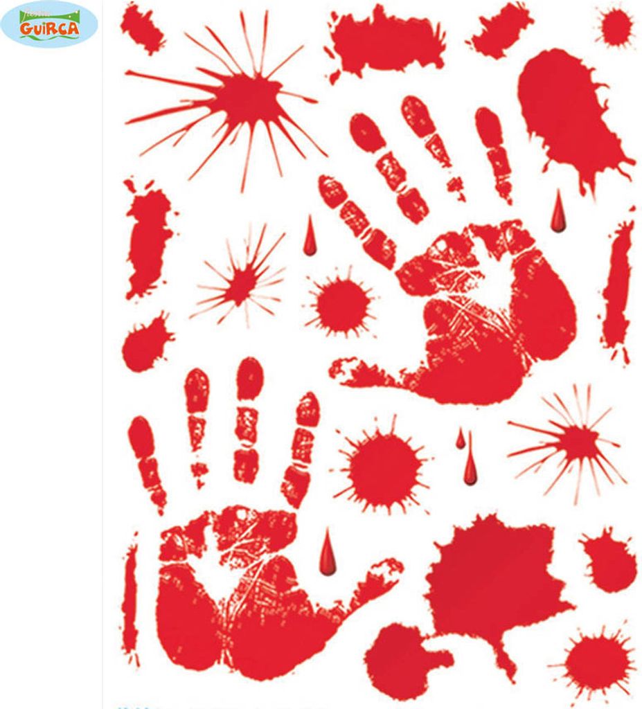 Dekorace - nálepky krev - HALLOWEEN - 23 ks | Kaufland.cz