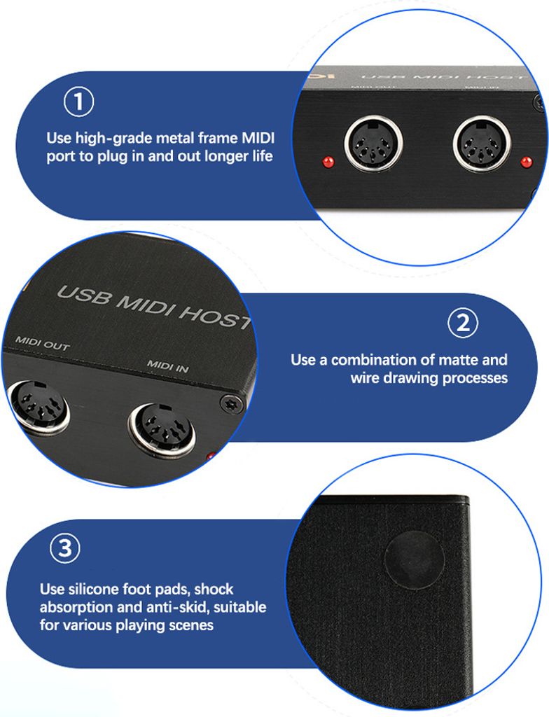 USB zu MIDI Host,Gitarreneffektor,MIDI | Kaufland.de