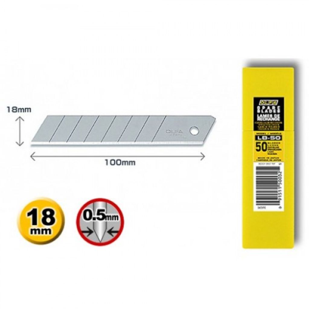 OLFA LB 50 18mm 50 Klingen, Kunststoffbox | Kaufland.de