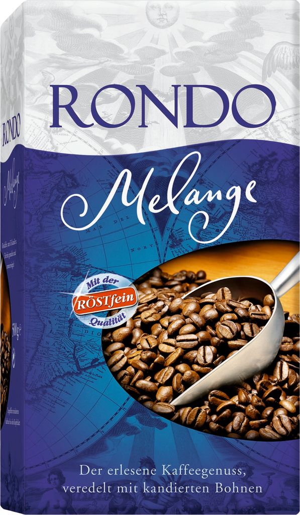 Röstfein Rondo Melange | gemahlen | 500g Kaffeepulver