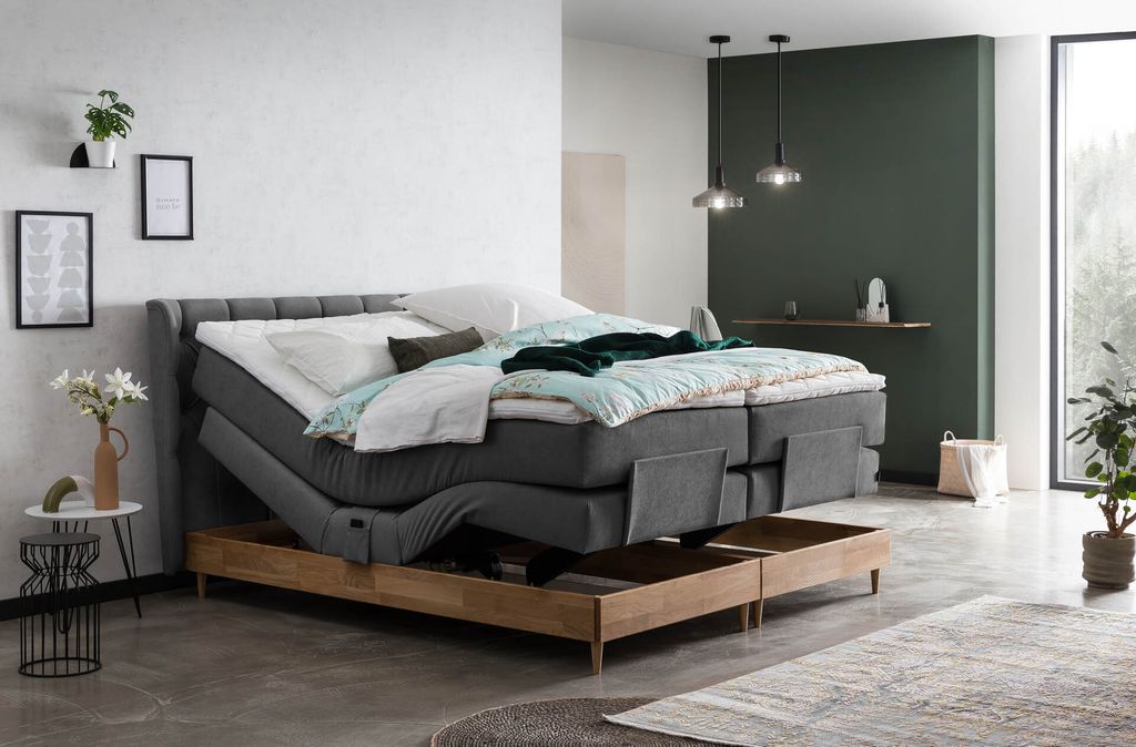 Stilvolle Boxspringbett 160x200 Elektrisch Bilder