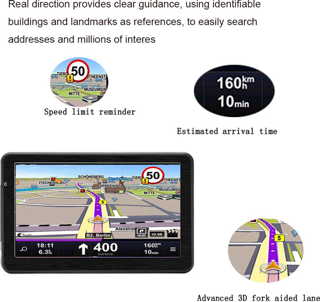 Navigace GPS do auta, 7palcový dotykový | Kaufland.cz