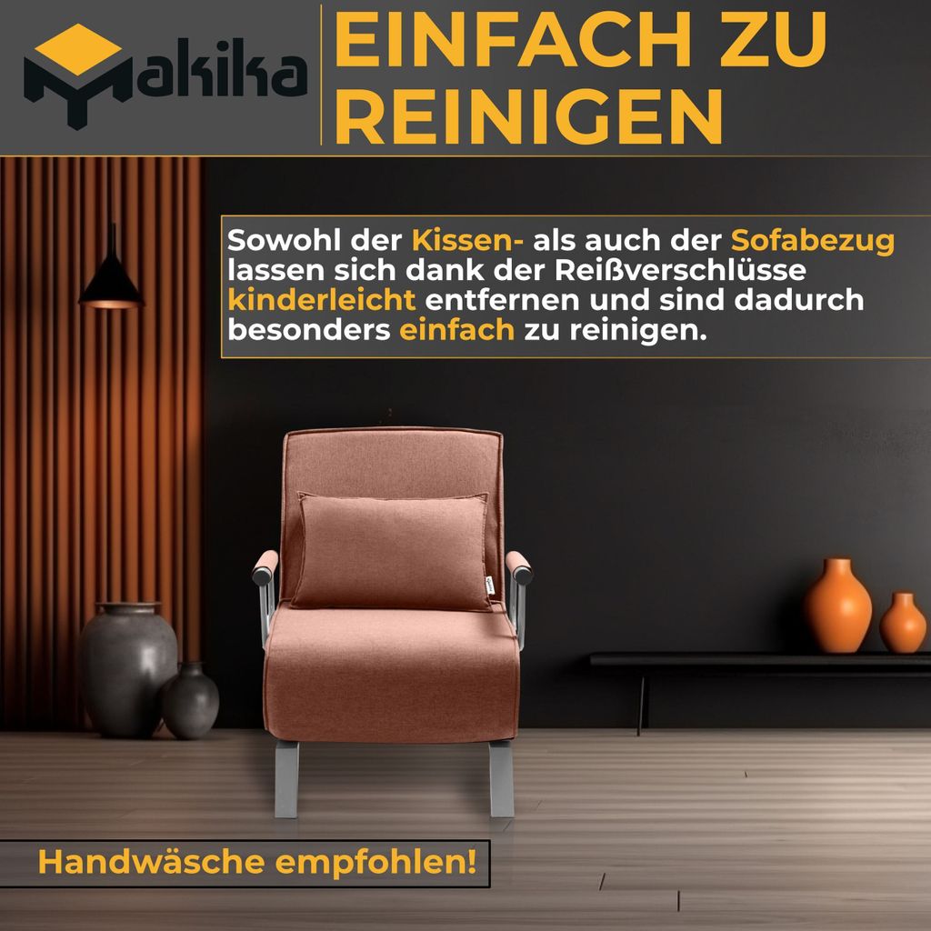 Makika Schlafsessel Schlafsofa Ted klappbar | Kaufland.de