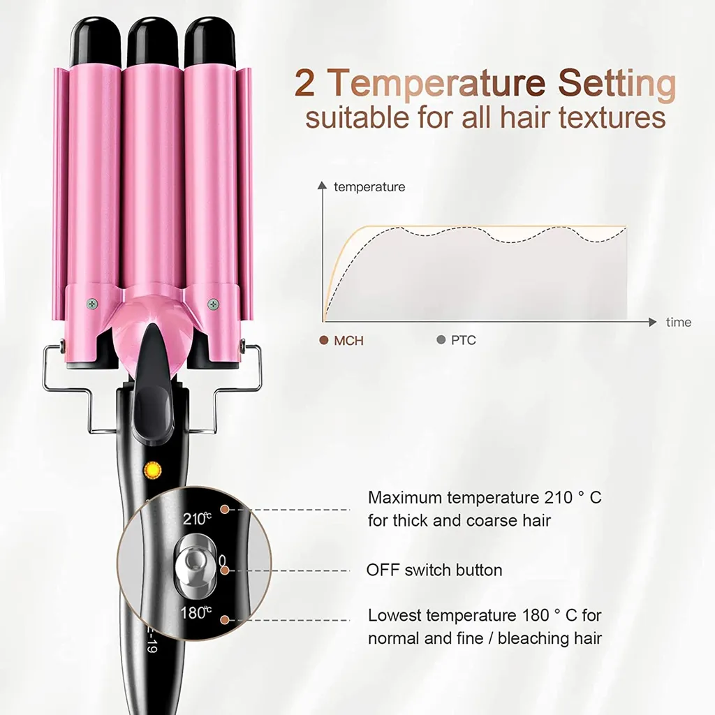 BESTOPE PRO Hair Waver 3 Fass-Lockenstab | Kaufland.de