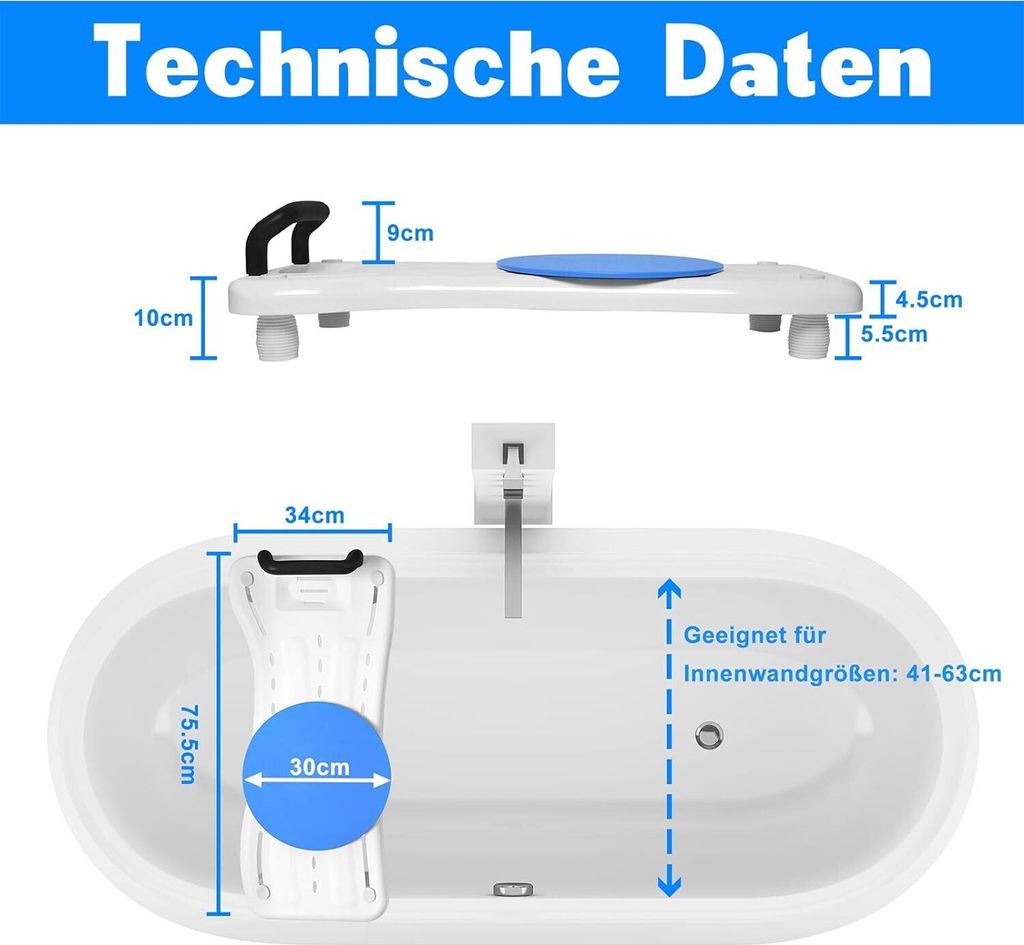 TRMLBE deska do vany 75,5x34cm sedátko do | Kaufland.cz