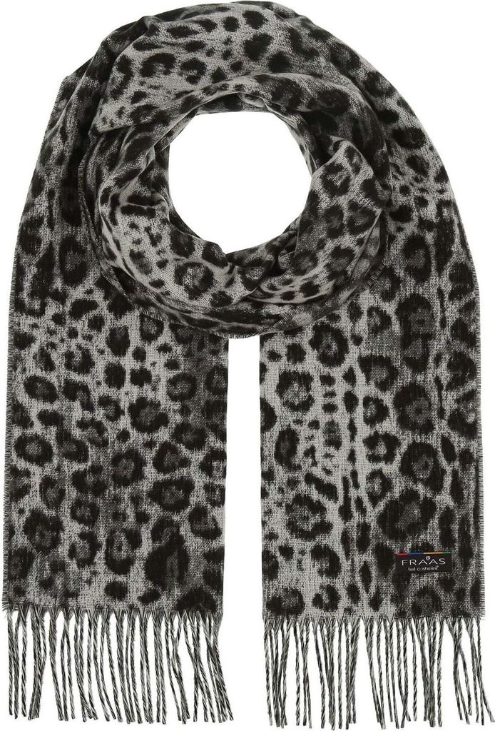 FRAAS Schal Scarf with Animal-Print Grey mehrfarbig Schals