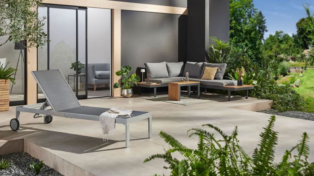 acamp Rimini 56808 Gartenliege platin | Kaufland.de