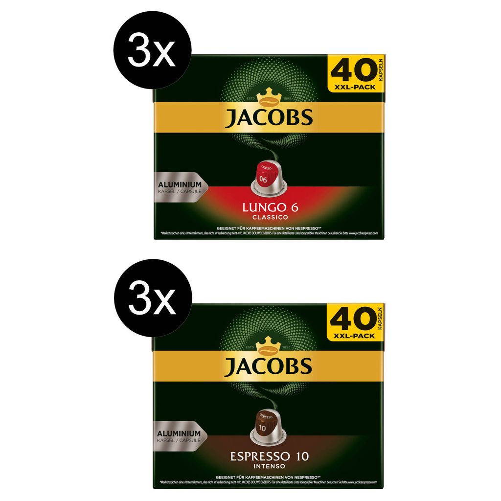 JACOBS Lungo 6 + Espresso 10 Nespresso®* | Kaufland.de