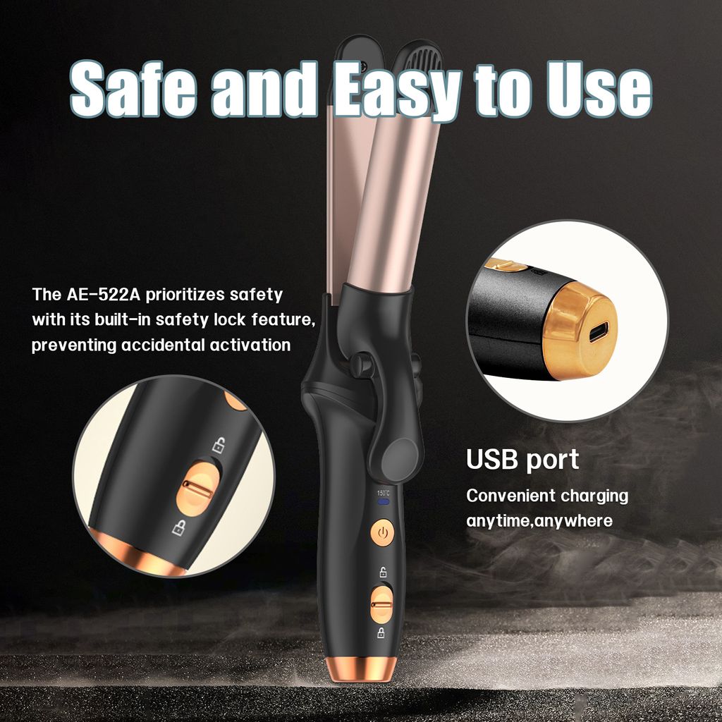 INF Wiederaufladbarer kabelloser Lockenstab | Kaufland.de