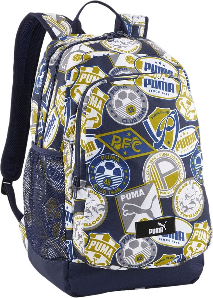 PUMA Rucksack Academy Backpack 29L Puma Navy-Soccer Badges