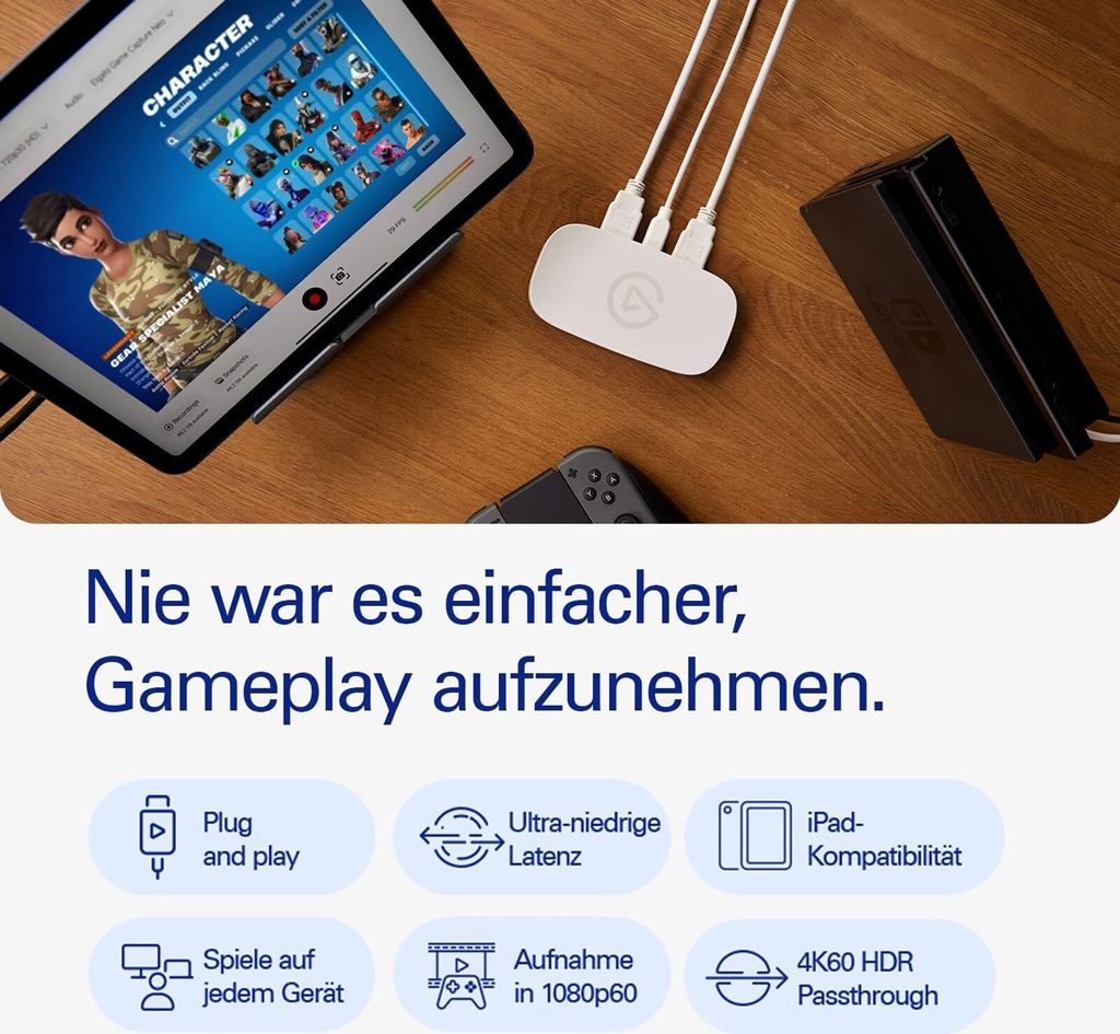 Elgato USB-Capture Card Neo Portabl 4K60 HDR | Kaufland.at
