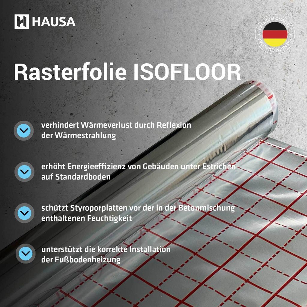 HAUSA Rasterfolie für Fußbodenheizung 50m2 | Kaufland.de