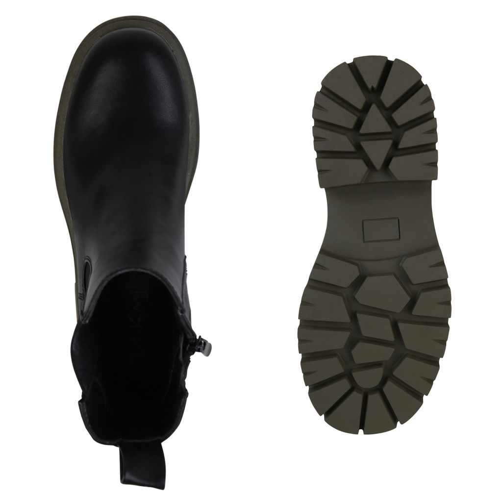 VAN HILL Damen Plateau Boots Stiefeletten | Kaufland.de
