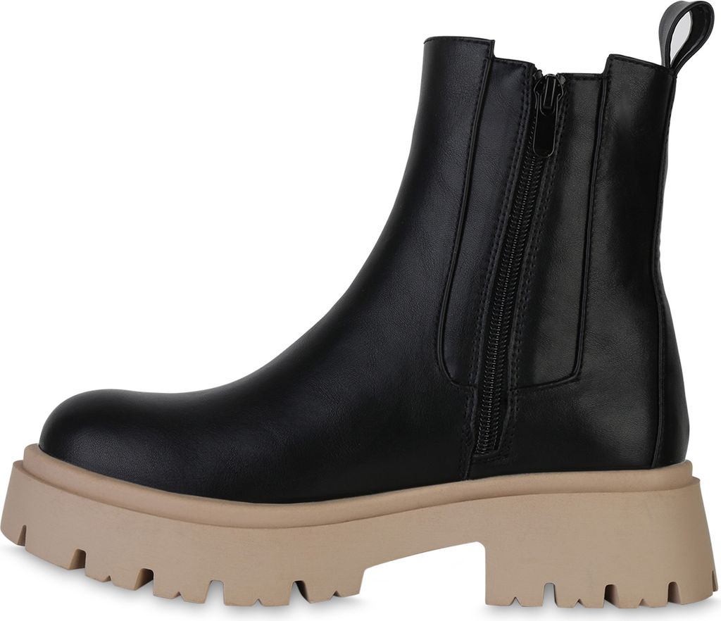 VAN HILL Damen Plateau Boots Stiefeletten | Kaufland.de