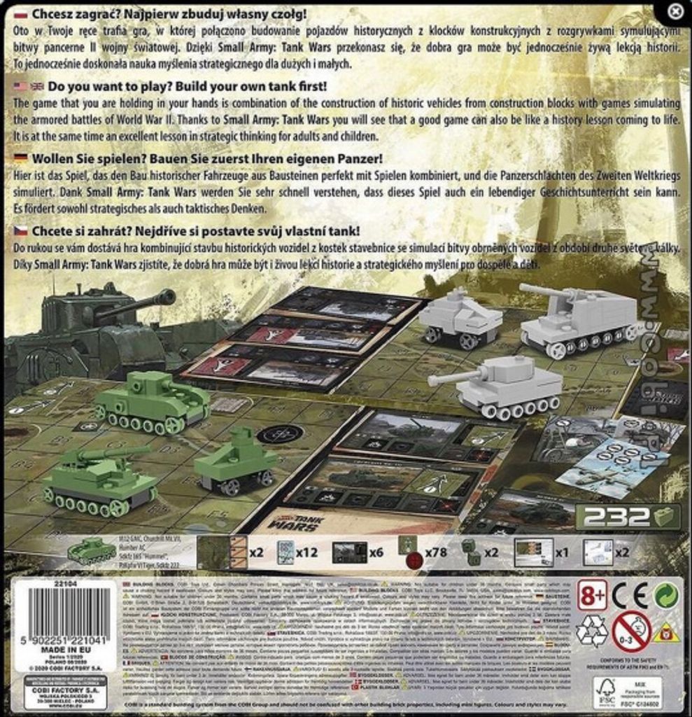 COBI Small Army Tank Wars Strategic Board | Kaufland.de