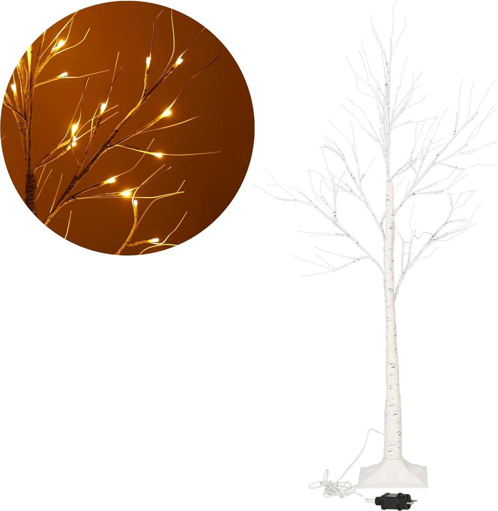 SPRINGOS Deco Tree LED Březový strom 150 cm | Kaufland.cz