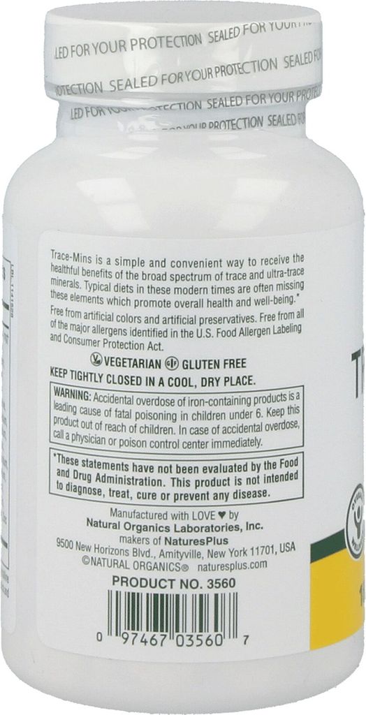 Natures Plus Trace-Mins-180 Tabletten | Kaufland.de