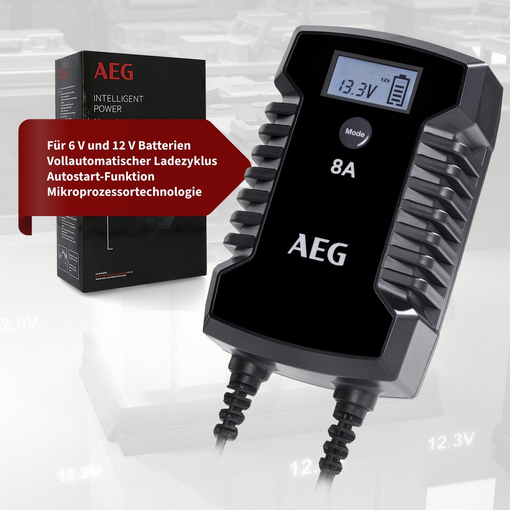 AEG LD8 10618 Kfz-Ladegerät 12 V, 24 V 8 A 4 | Kaufland.de