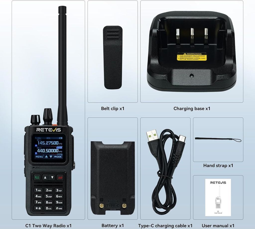 Retevis C1 Dualband-Funkgerät, 5W mit | Kaufland.de