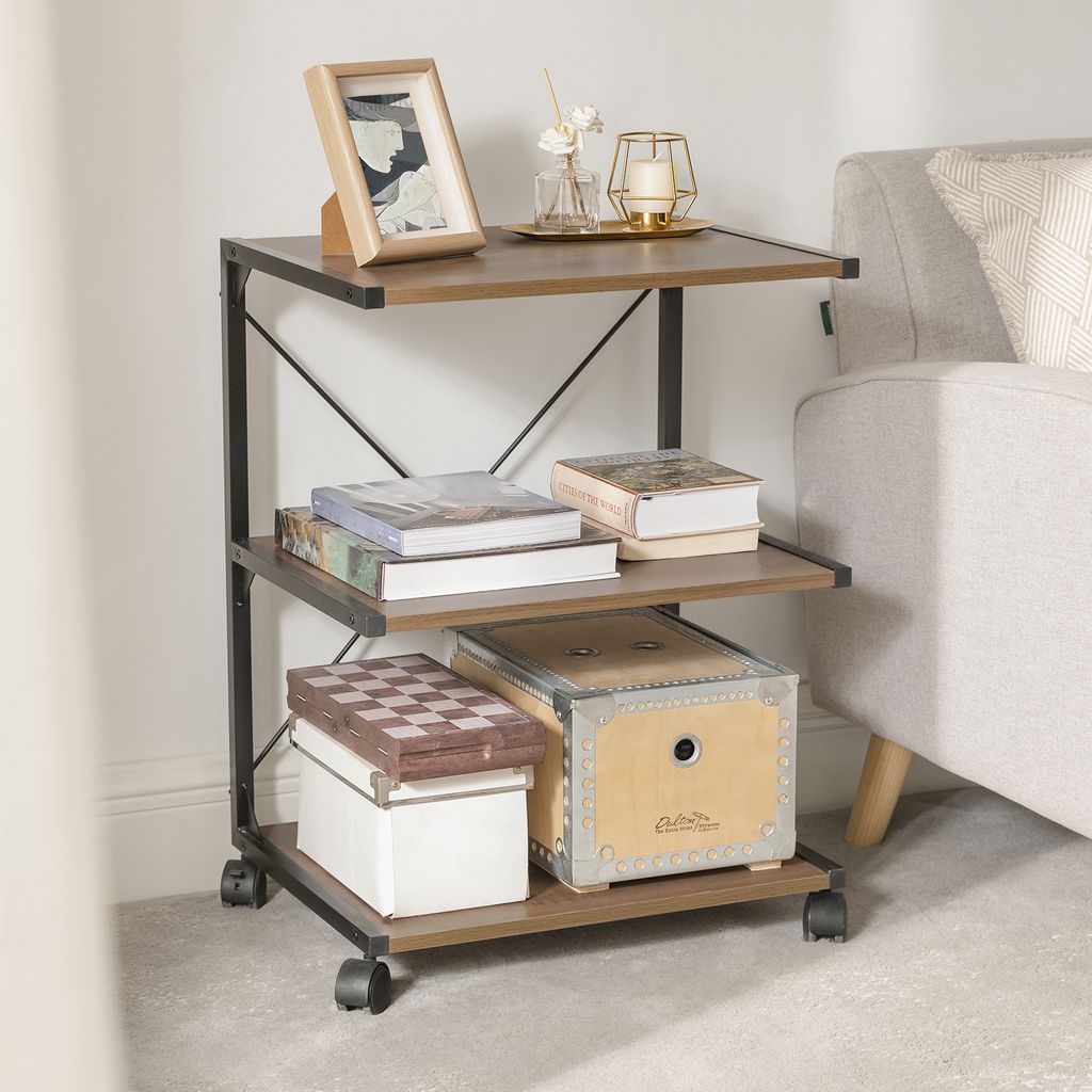 SoBuy FRG81-PF Drucker-Rolltisch mit 3 | Kaufland.de