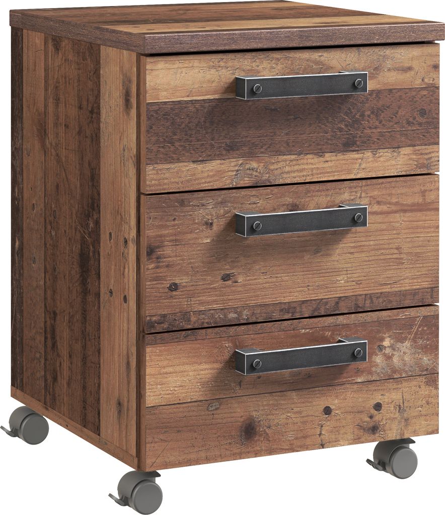 Rollcontainer Holz Vintage