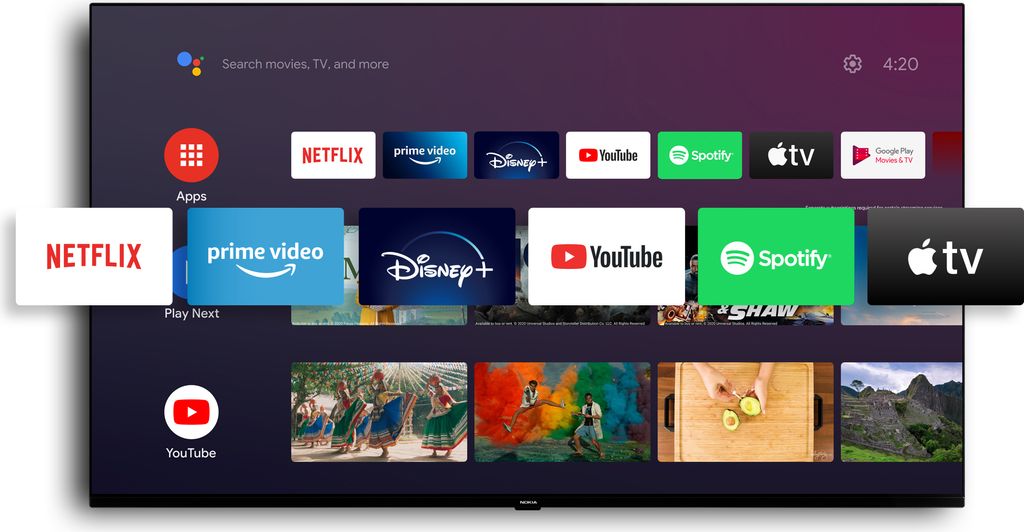 Nokia 43" UHD 4K Android Smart TV Televízory | Kaufland.sk