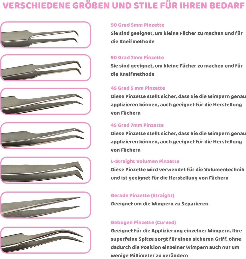 Wimpernverlängerung Wimpern Pinzette | Kaufland.de