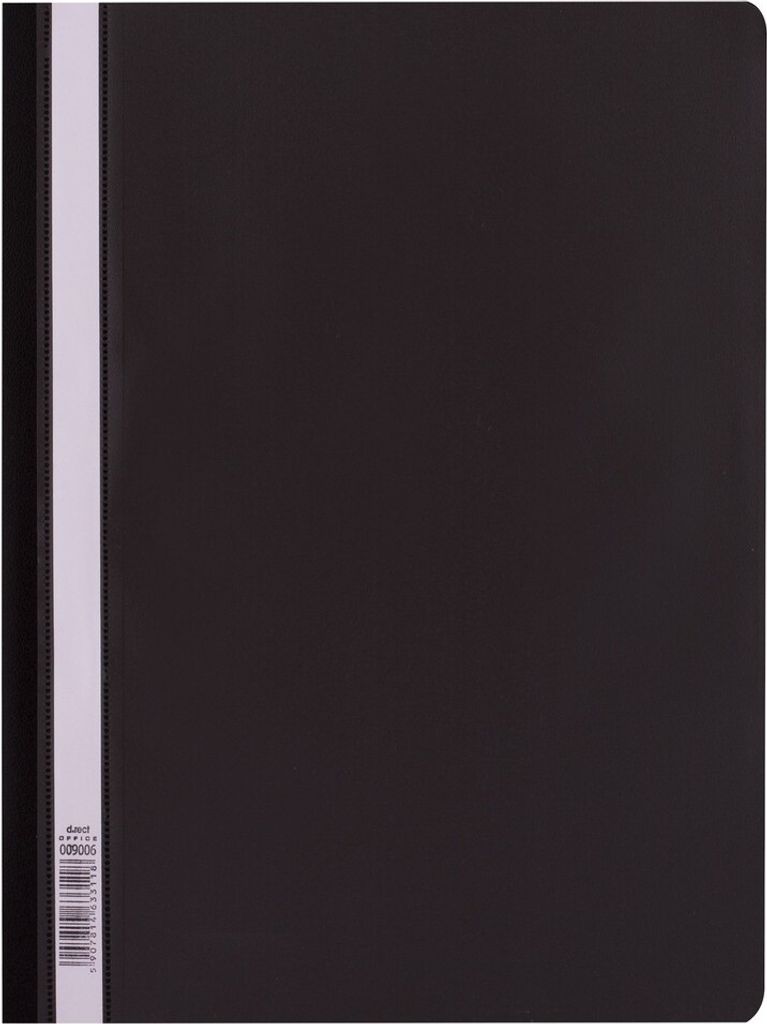 D.RECT 25 Stück | Schnellhefter A4 aus Kunststoff mit