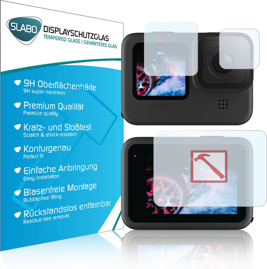 3 x Slabo PREMIUM Panzerglasfolie für GoPro | Kaufland.de