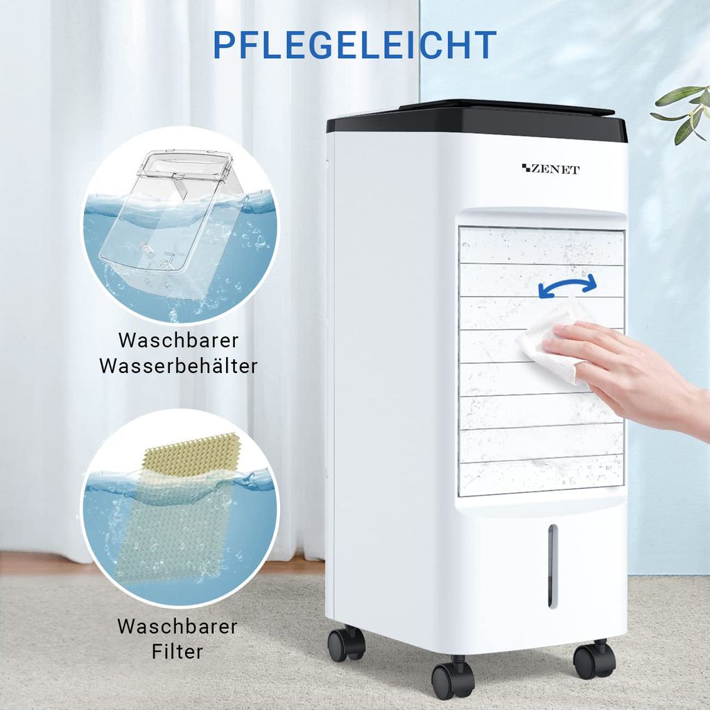 Mobile Klimaanlage ohne Abluftschlauch. Zenet | Kaufland.de