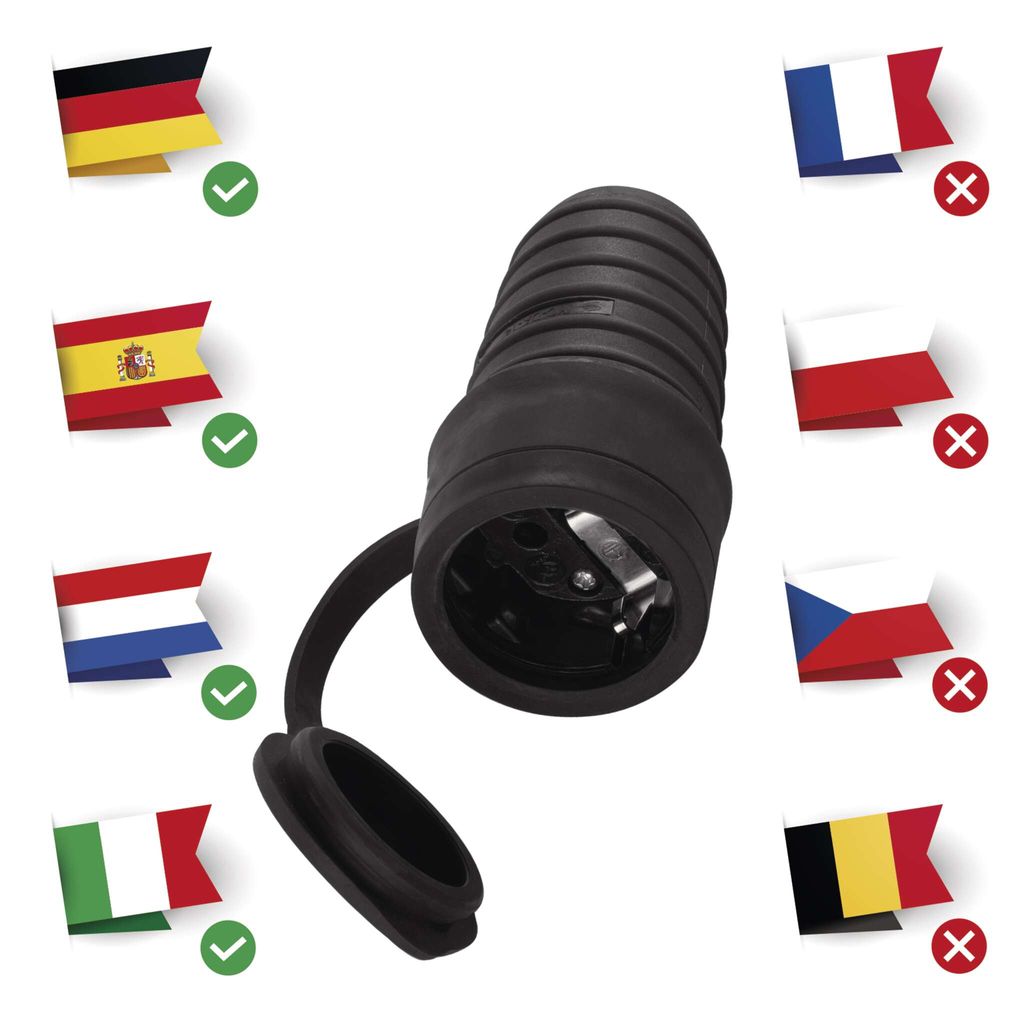 EMOS Schutzkontakt-Gummikupplung mit | Kaufland.de