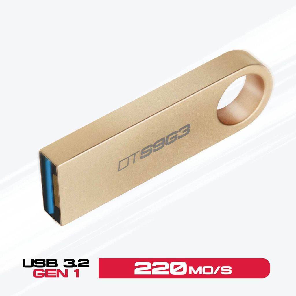 KINGSTON 64GB 220MB/s Kovový USB 3.2 Gen 3 | Kaufland.cz