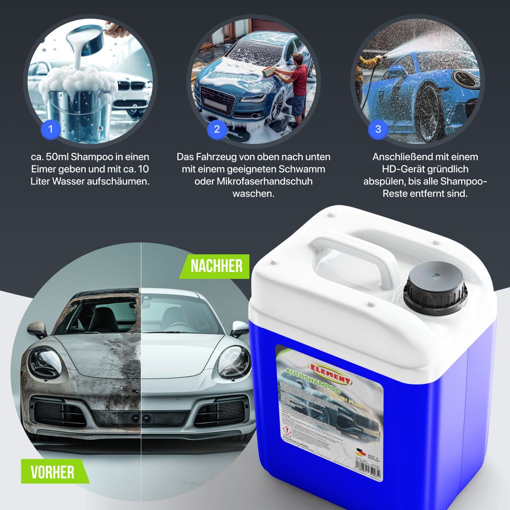 Element Autoshampoo Wash PLUS | 5 Liter | | Kaufland.de