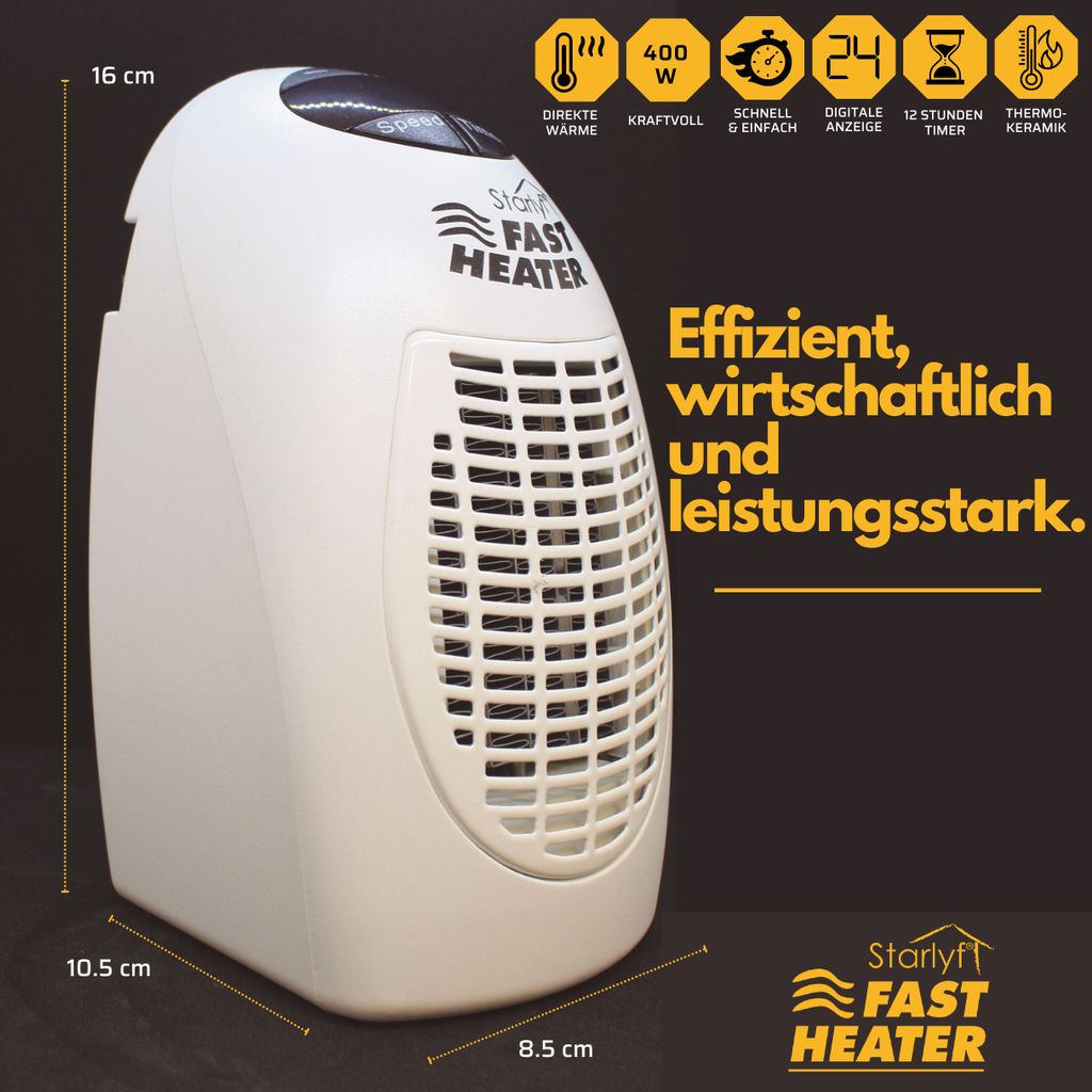 Starlyf® Fast Heater 2er Pack - 400W tragbare | Kaufland.de