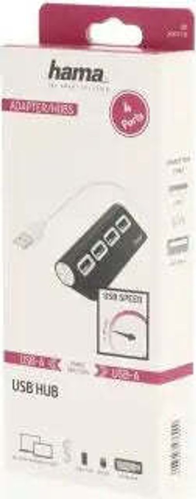 hama USB-Hub 4-fach schwarz | Kaufland.de